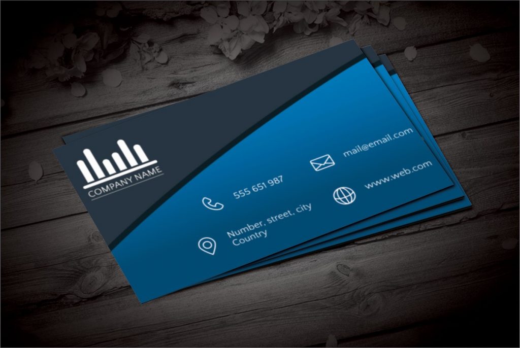 Best Custom Printable Company Business Card
