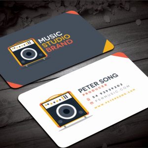 Music Band Business Card Templates | Printing India