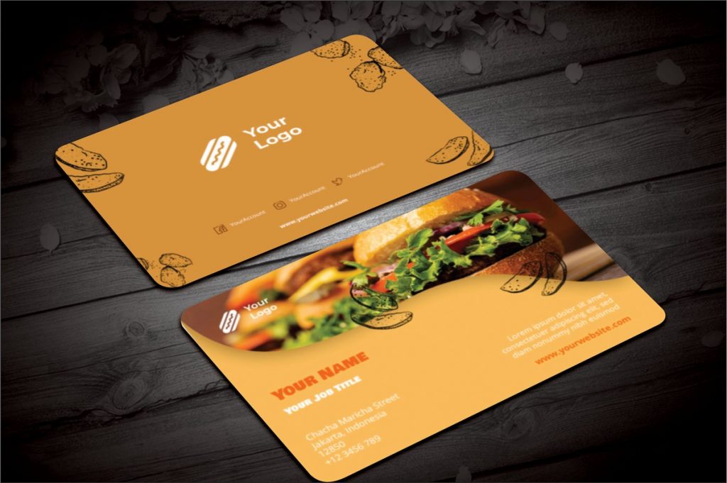 Custom Food & Beverage Visiting Cards Online