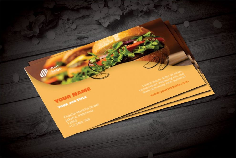 Custom Food & Beverage Visiting Cards Online