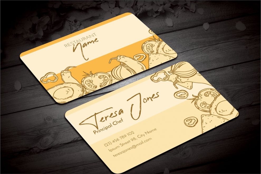 Chef Business Card | Affordable Cooking Visiting Cards