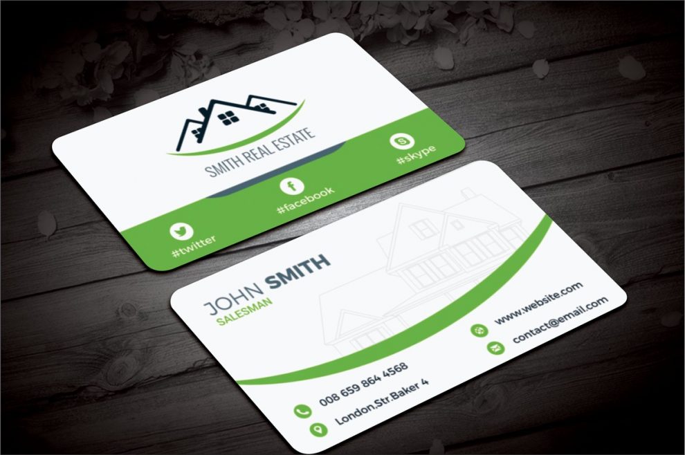 Print Property & Real Estate Agents Visiting Cards