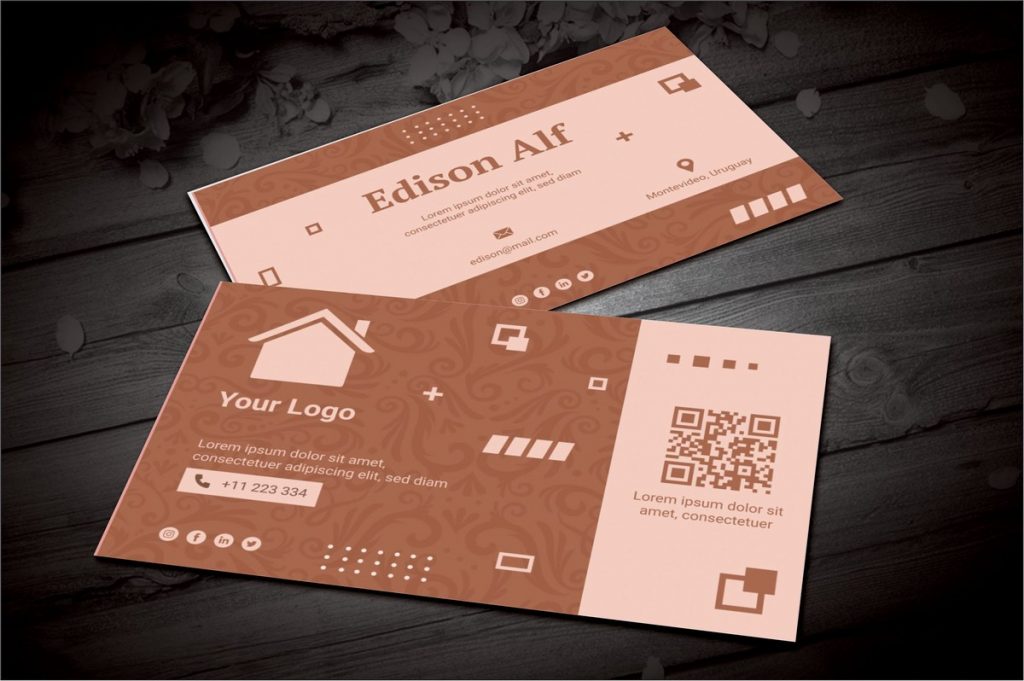 Luxury Property Dealer Visiting Card Designs India
