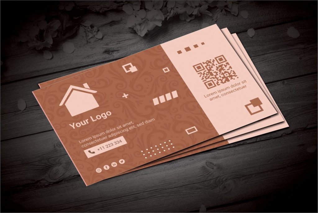 Luxury Property Dealer Visiting Card Designs India