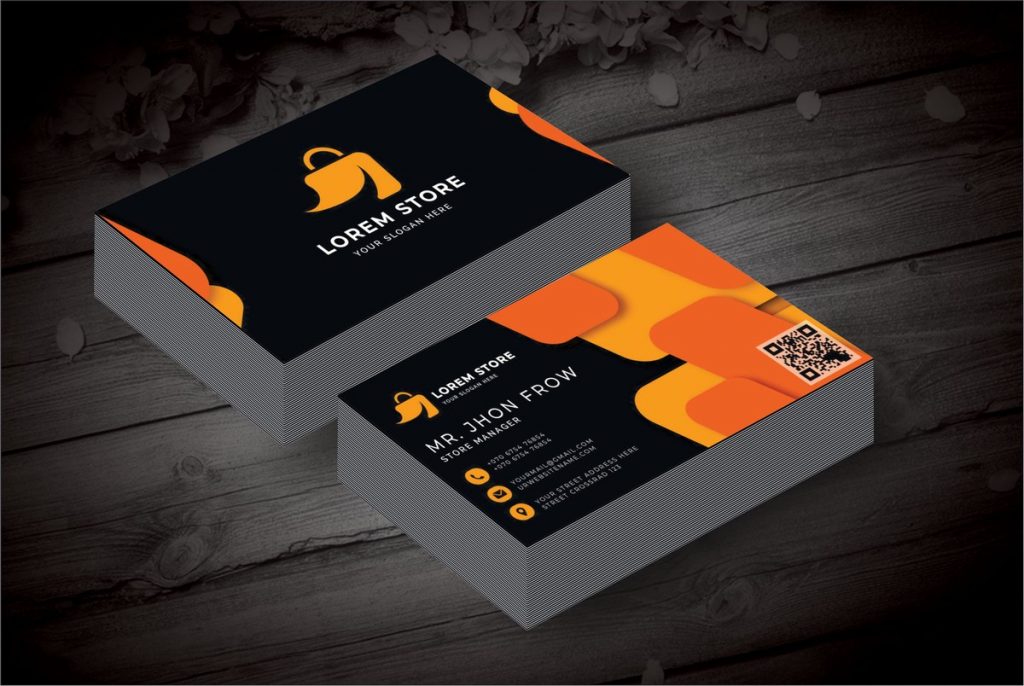 Personalize Retail Store Business Card Design Templates