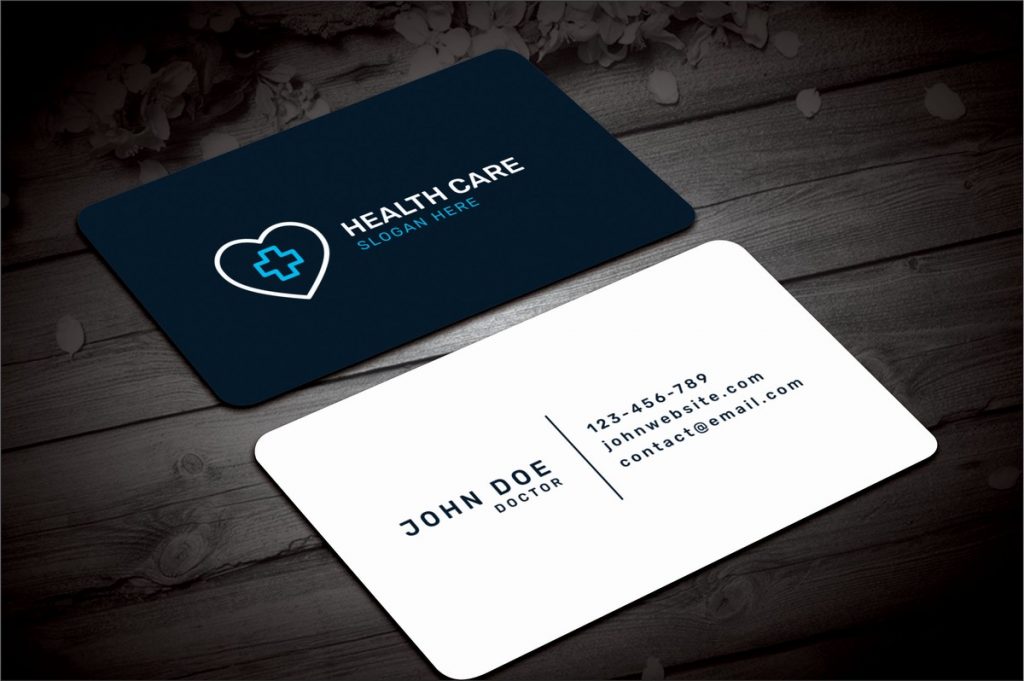Premium Health & Safety Business Card Template