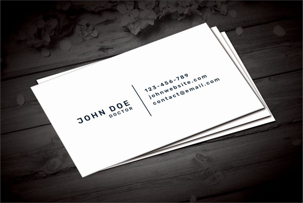 Premium Health & Safety Business Card Template