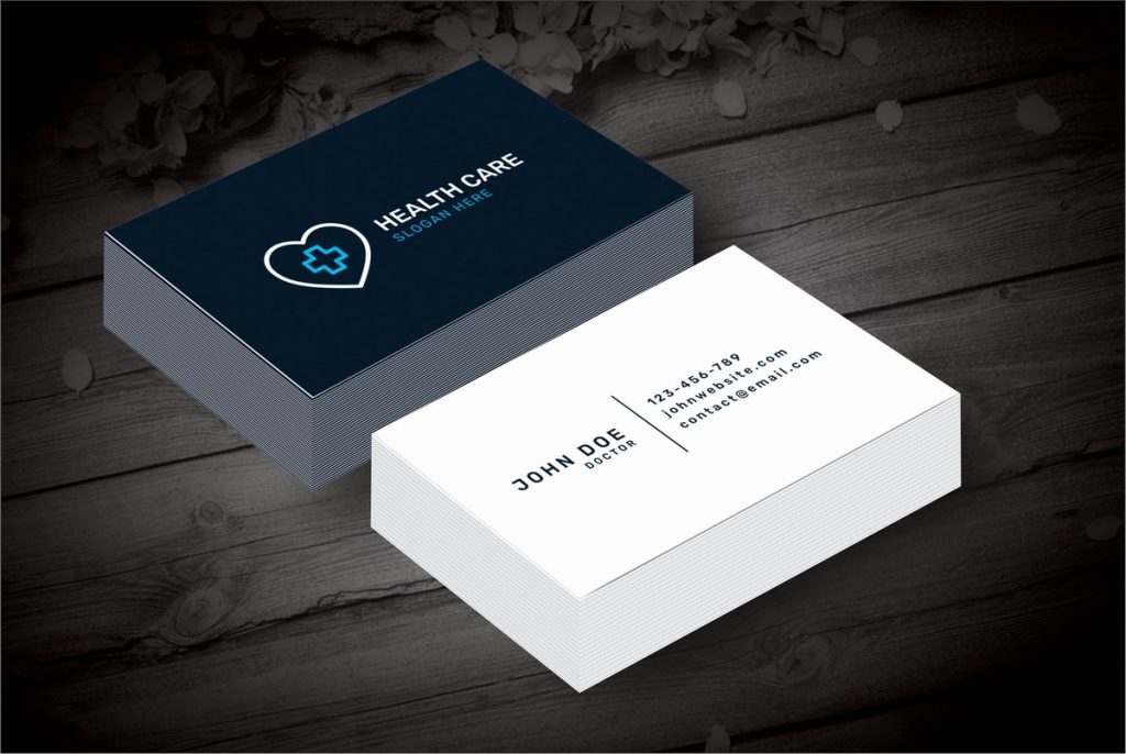 Premium Health & Safety Business Card Template