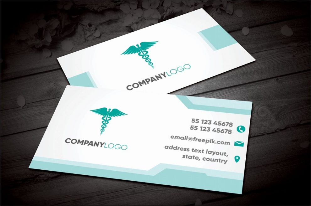 Medical Health Professionals Standard Visiting Cards