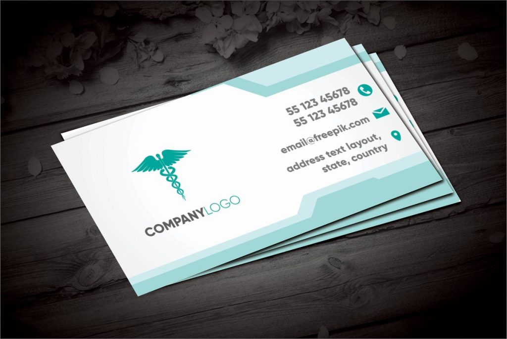 Medical Health Professionals Standard Visiting Cards