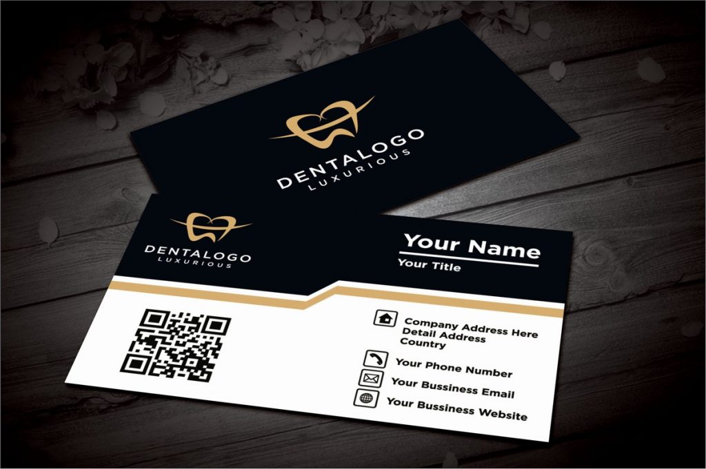 Dental Clinic Round Business / Visiting Card Design