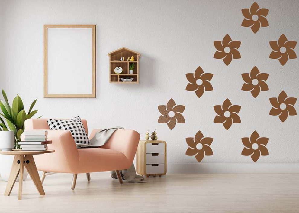 Leaf Large Wall Stencil - Unique Stencil Designs