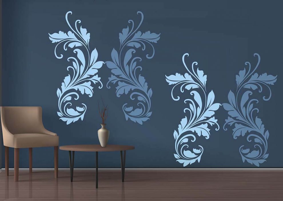 Wall Stencil Pattern | Paisley/Motif Wall Stencil India