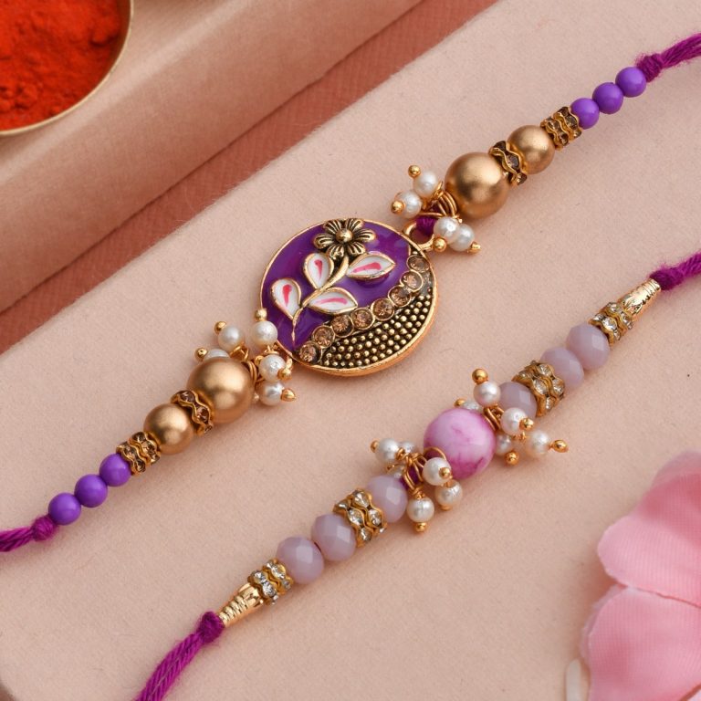 Buy Set Of 2 Rakhis Online Delivery in India
